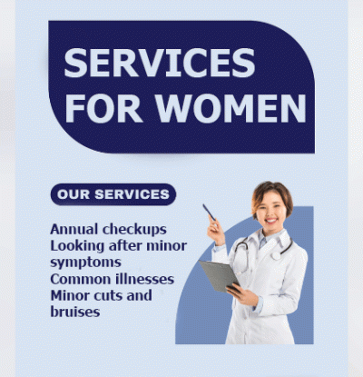 list of services - Womens integrated health car